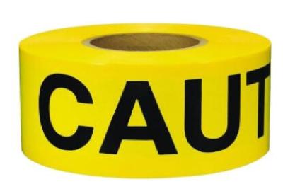 China Caution Warning DANGER Tape Caution Tape Roll 3-Inch Non-Adhesive Sharp Red Color Warning Tape,Safety Caution PVC Materi for sale
