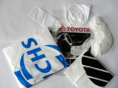 China steering wheel cover, Protector set steering wheel gearstick airbrake seat cover foot mat Nylon seat cover, bagease pack for sale