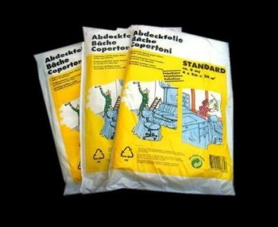 China Painter Drop Dust Sheet,Dust Proof Transparent Dust Sheet Cover Made In China, Transparent Plastic Cover for sale