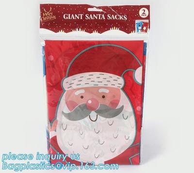 La invitación gigante del regalo de la Navidad despide bolsos plásticos enormes de los juguetes, despide los bolsos plásticos enormes de los juguetes, Toy Gift Sacks Merry Xmas grande S