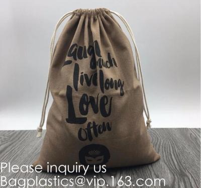 Bolso de la bolsita del bolso de la muselina de los bolsos de lazo del algodón para los artes caseros de las fuentes del banquete de boda, caramelos, grano de café, hoja de té, sma