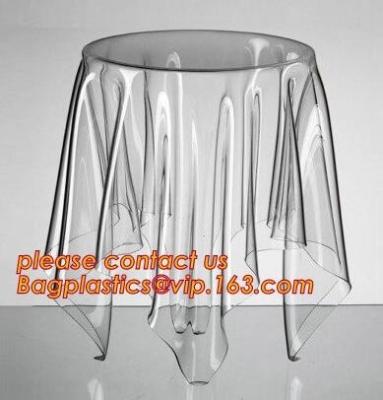 China ECO 0.23mm Multi Sizes Customization Made Soft Glass Transparent Waterproof Oilproof PVC Tablecloths Table Cover TPU EVA for sale