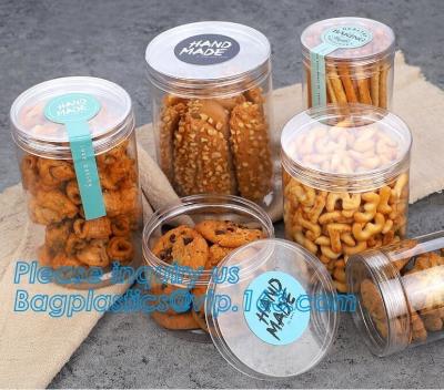 caja para la venta, caja de empaquetado del tubo del papel del OEM de la categoría alimenticia del papel de alta calidad del cilindro, galleta del acondicionamiento de los alimentos del cilindro de la panadería