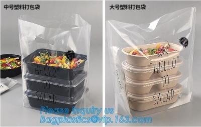 China fast food bags, Clear Resealable Resealable Bakery Cookie Candy Poly Cellophane Cello Bags,Customized food grade poly pl for sale