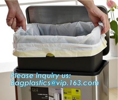 China La basura media empaqueta los bolsos de basura extrafuertes espesa el bolso de basura plástico puede papelera de los trazadores de líneas del compartimiento para el dormitorio del cuarto de baño Ho en venta