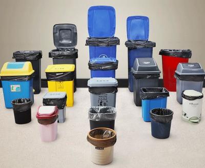 China Bio bolsos de los trazadores de líneas del compartimiento de la cesta inútil del verde de Eco, bote de basura del coche del dormitorio del baño de la cocina, trazadores de líneas Unscented, blanco del cubo de la basura de la oficina en venta