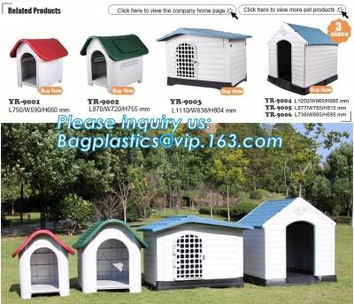 China La jaula al aire libre del jardín utilizó la perrera plástica de la casa del animal doméstico para el perro grande, perro al aire libre plástico de la casa de perro de la prenda impermeable que las perreras para hacen en venta