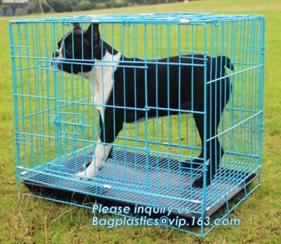 Perrera de acero inoxidable comercial Mesh Pet Dog Cage, del metal jaula soldada con autógena metal resistente del perro, perrera al aire libre del mismo tamaño Co