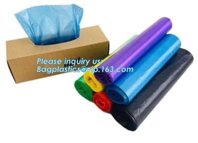 China La bolsa de plástico inútil del HDPE del animal doméstico respetuoso del medio ambiente 120Bags con la manija fácil al lazo, impulso inútil de los bolsos del perro casero para los bolsos a bordo biode en venta