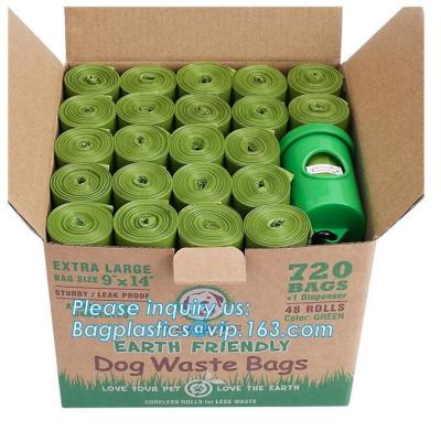 China El bebé perfumado respetuoso del medio ambiente que el panal de la disposición despide el lazo fácil de 50 PCS maneja el bolso del panal del pañal del bebé de la basura, bagplastics, bagea en venta