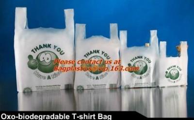 China Bolsos de aislamiento de la manija del chaleco, bolsos de la manija, bolso degradable de la camiseta, bolso biodegardable de la camiseta en venta