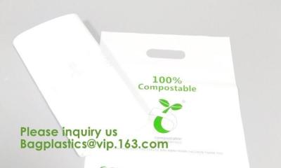 China El estiércol vegetal amistoso del hogar de la autorización EN13432 de Eco certificó el bolso plástico abonable biodegradable del chaleco de la camiseta del 100% para hacer compras en venta