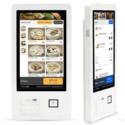 China Free Standing Self Service Kiosk 21.5 Inch Touchscreen With Thermal Printer for sale