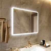 China Rectangle Wall Mounted Touch Screen Smart Mirror 1920×1080 Resolution 30W Power For Bathroom Advertising for sale