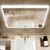 China Rectangle Wall Mounted Touch Screen Smart Mirror 1920×1080 Resolution 30W Power For Bathroom Advertising for sale