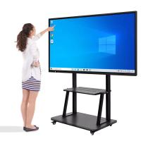 China 65-Inch 4K Interactive Whiteboard with 10-Point Touch, 3840x2160 UHD Resolution for Classroom and Corporate Use for sale