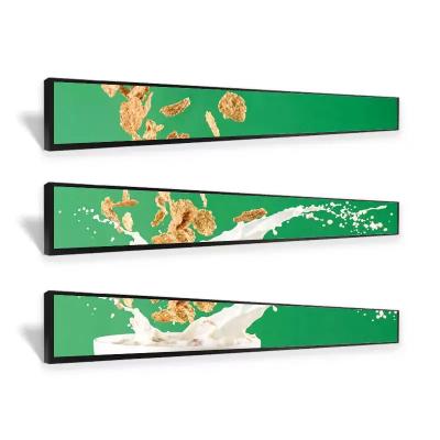 China 23.1 Inch Stretch Bar LCD Display High Brightness For Supermarket Advertising for sale