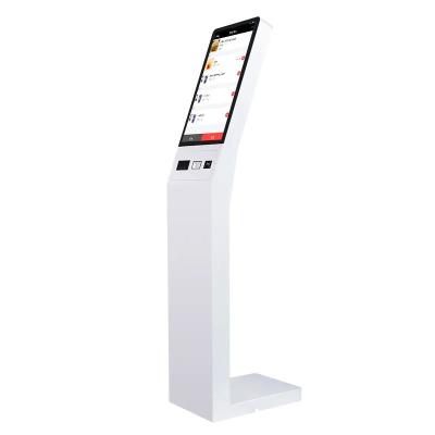 China 18.5  inch touchscreen self service ticket kiosk win10 windows intel i3 4+128GB  payment kiosk small pos kiosk machine for sale