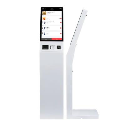 China 18.5  inch touchscreen self service ticket kiosk win10 windows intel i3 4+128GB  payment kiosk small pos kiosk machine for sale