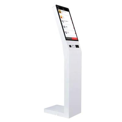 China 18.5  inch touchscreen self service ticket kiosk win10 windows intel i3 4+128GB  payment kiosk small pos kiosk machine for sale