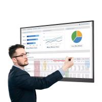 China 75-inch Wall Mounted Interactive Whiteboard with 20-Point Touch Screen and 4K Resolution for Education for sale