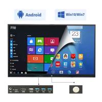 China 75-inch Wall Mounted Interactive Whiteboard with 20-Point Touch Screen and 4K Resolution for Education for sale