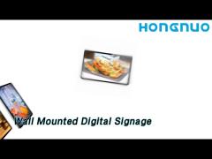 Full HD Wall Mounted Digital Signage LCD 1080P High Brightness Indoor