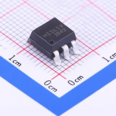 China optocoupler ISOCOM H11L1VSMT R with microprocessor compatible Schmitt trigger and noise immunity features for sale