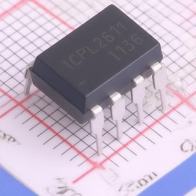 China optocoupler ISOCOM ICPL2611 designed for pulse transformer replacement and switch mode power supplies for sale