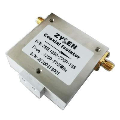 China 1.35GHz 18dB Circulator Isolator SMA Coax Line Isolator for sale