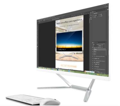 Китай 23.8inch AIO Touch Screen PC  I3 I5 I7 CPU 1920x1080P Adjustable 90º Screen Angle продается