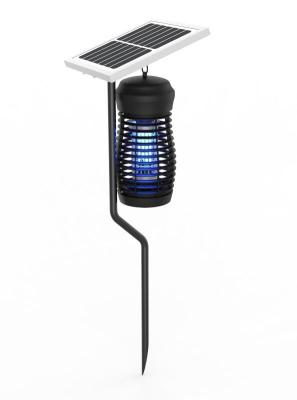 China 4400mAh Rechargeable Solar Powered Mosquito Trap Garden light 365nm for sale