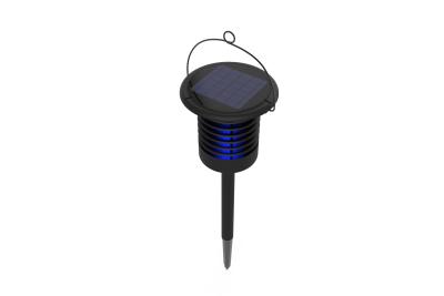 China 1.5W LED Lamp Solar Powered Fly Zapper Bug Lights Outdoor FCC for sale