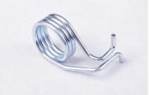 China stainless steel wire golden cultivator tine spiral torsion spring OEM , ODM service for sale