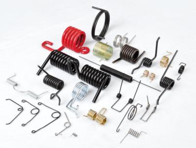 China Custom zinc palted steel torsion springs, galvanization metal torsion springs, for sale