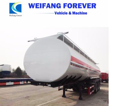 China Four Axles 30m3-60m3 Stainless Steel Fuel Tank Truck Semi Trailer for Gasoline and Diesel 5 Compartments Tanker Trailer for sale