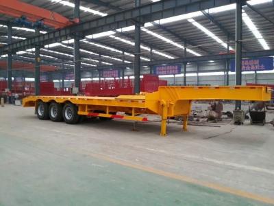China Weifang Forvever Sale Low Flat Bed Semi Trailer/Truck Trailer 60-80t Low Loader Truck Lowbed Semi-Trailer Low Bed Cargo Trailer for sale
