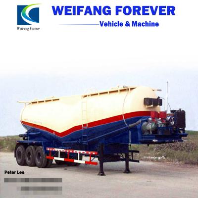 China Tri-Axles Bulk Cement Bulker Tank 42cbm Semitrailer for Sale for sale
