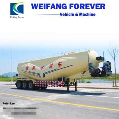 China Powder Material Transport Semi Trailer /Bulk Cement Tank Truck Trailer for sale