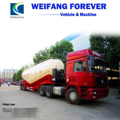 China 3 Axle Bulk Cement Transportation Tank Semi Trailer for sale
