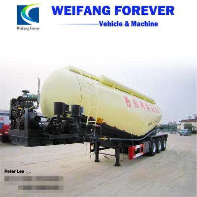 China China Factroy Price Bulk Cement Tank Semi Trailer with V-Shapecompressor for sale