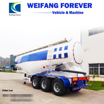 China 30m3 V Shape Tank Dry Cement Bulk Truck Semi Trailer for sale