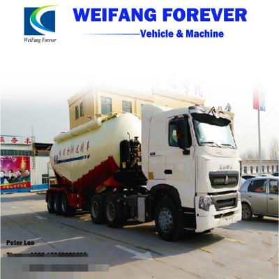 China Heavy Duty Bulk Cement Powder Tank Semi Trailers 35tons for Sale for sale