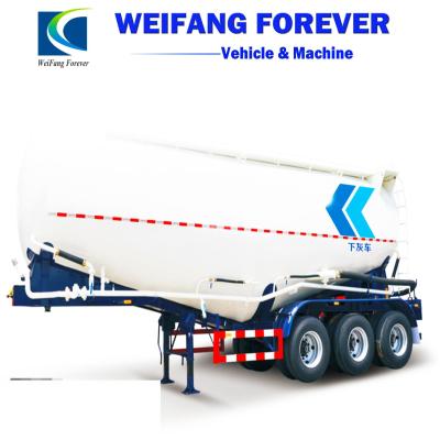 China 50 Cbm Dry Bulk Cement Transport Tank Semi Trailer for sale