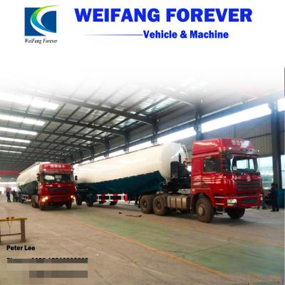 China 52cbm Bulk Cement Tank Semi Trailer, Bulk Cement Trailer for sale