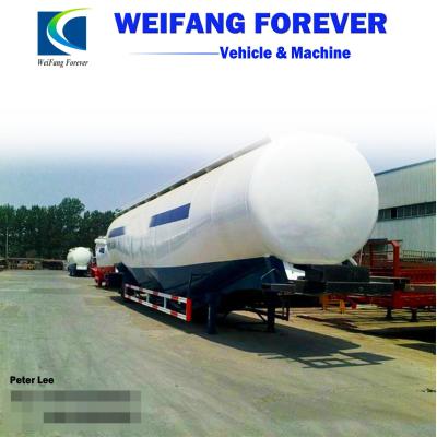 China Steel Bulk Cement Tank Semi Trailer Truck Trailer for sale
