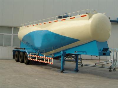 China New Heavy Load Powder Bulk Cement Tank Semi Trailer/Tanker Trailer 40t Double Axles 30m3 Volume Cement Powder Tank Semi Trailer for sale