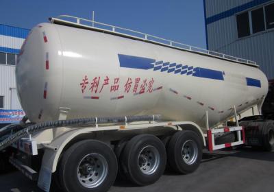 China China Factroy Price Bulk Cement Tank Semi Trailer with V-Shape 40t Double Axles 30m3 Volume Cement Powder Tank Semi Trailer for sale