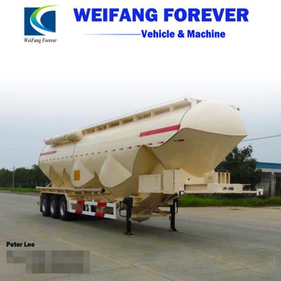 China Bulk Cement Tanker Semi Trailer with 3-Axle 40 Cbm for sale