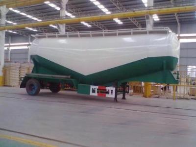 China 70cbm Bulk Cement Tank Trailer 55cbm 70 Tons Bulk Cement Tanker Cement Silo Semi Trailer for sale